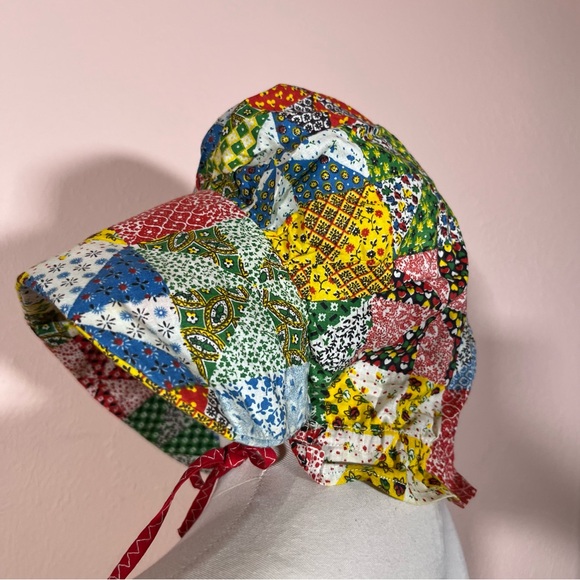 Vintage | Accessories | Vintage 6 70 Mcm Colorful Patchwork Cottagecore ...